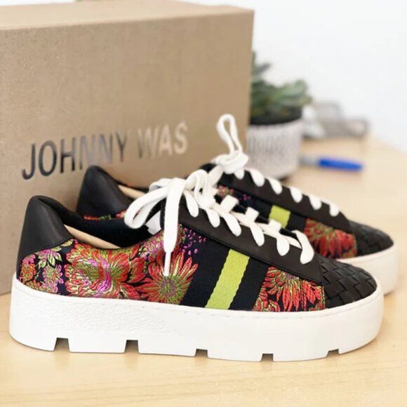 Johnny Was | Shoes | New Johnny Was Downtown Jacquard Sneaker M5 | Poshmark